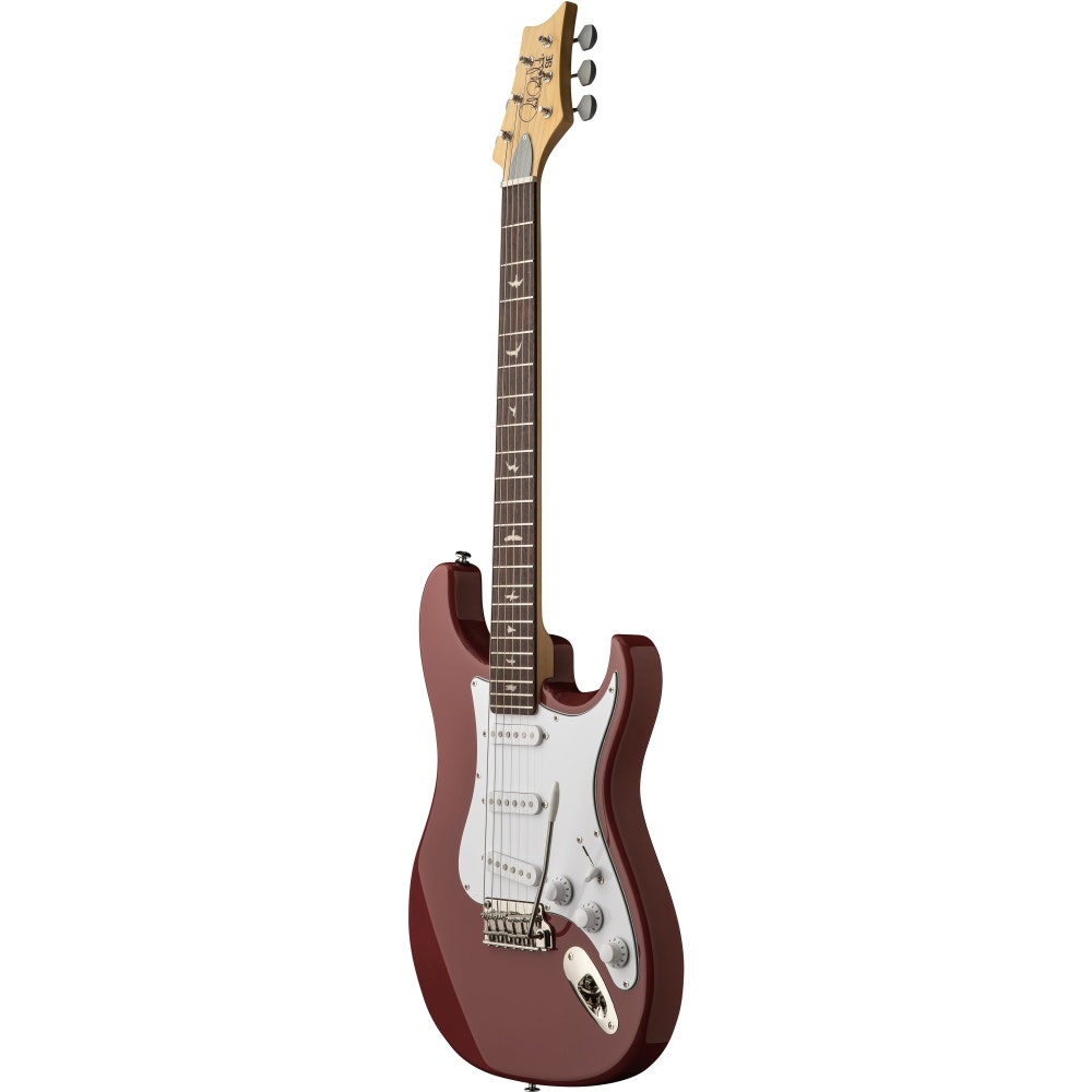 PRS SE-SILVER-SKY DERBY RED
